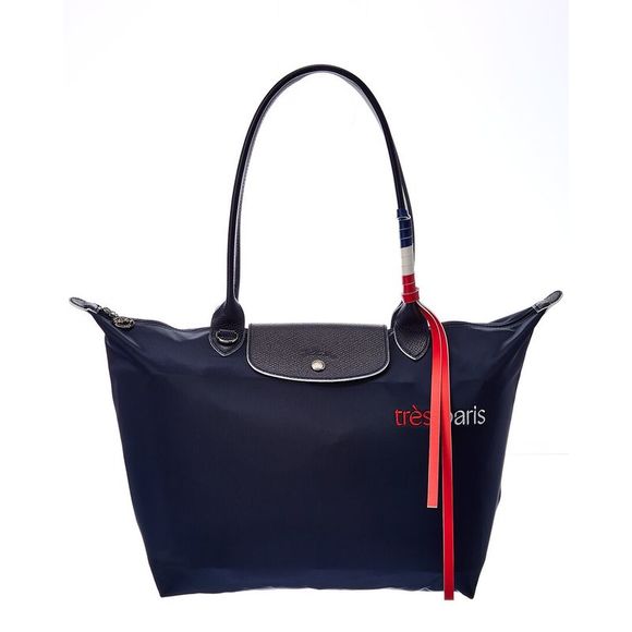 Longchamp | Bags | Longchamp Le Pliage Tres Paris Nylon Long Handle ...